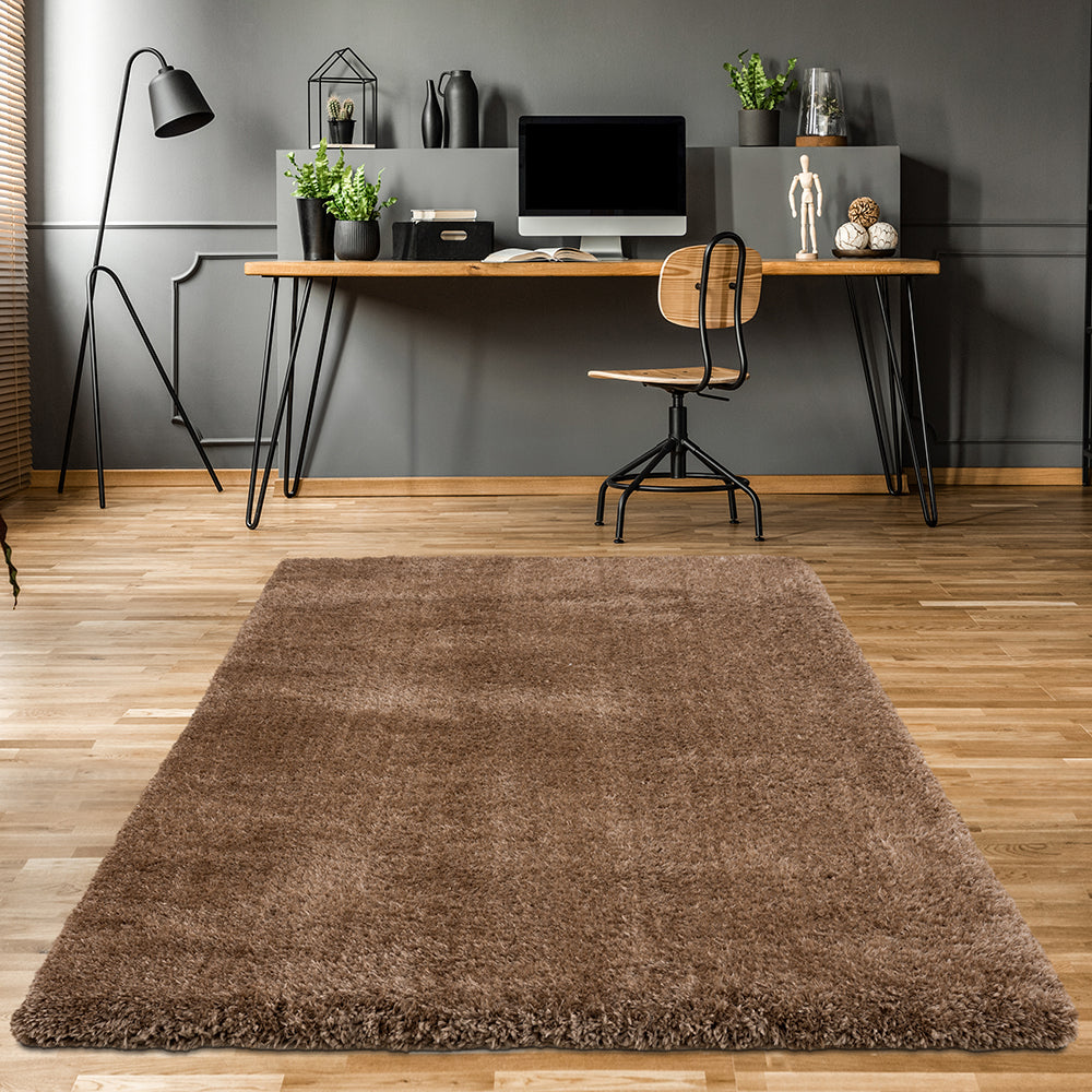 Plush Brown Rug – Ambedo Home